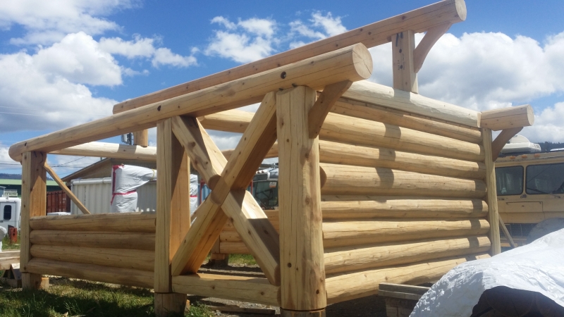 Log and Timber Robot Assisted Log Building Gallery - Nicola Logworks