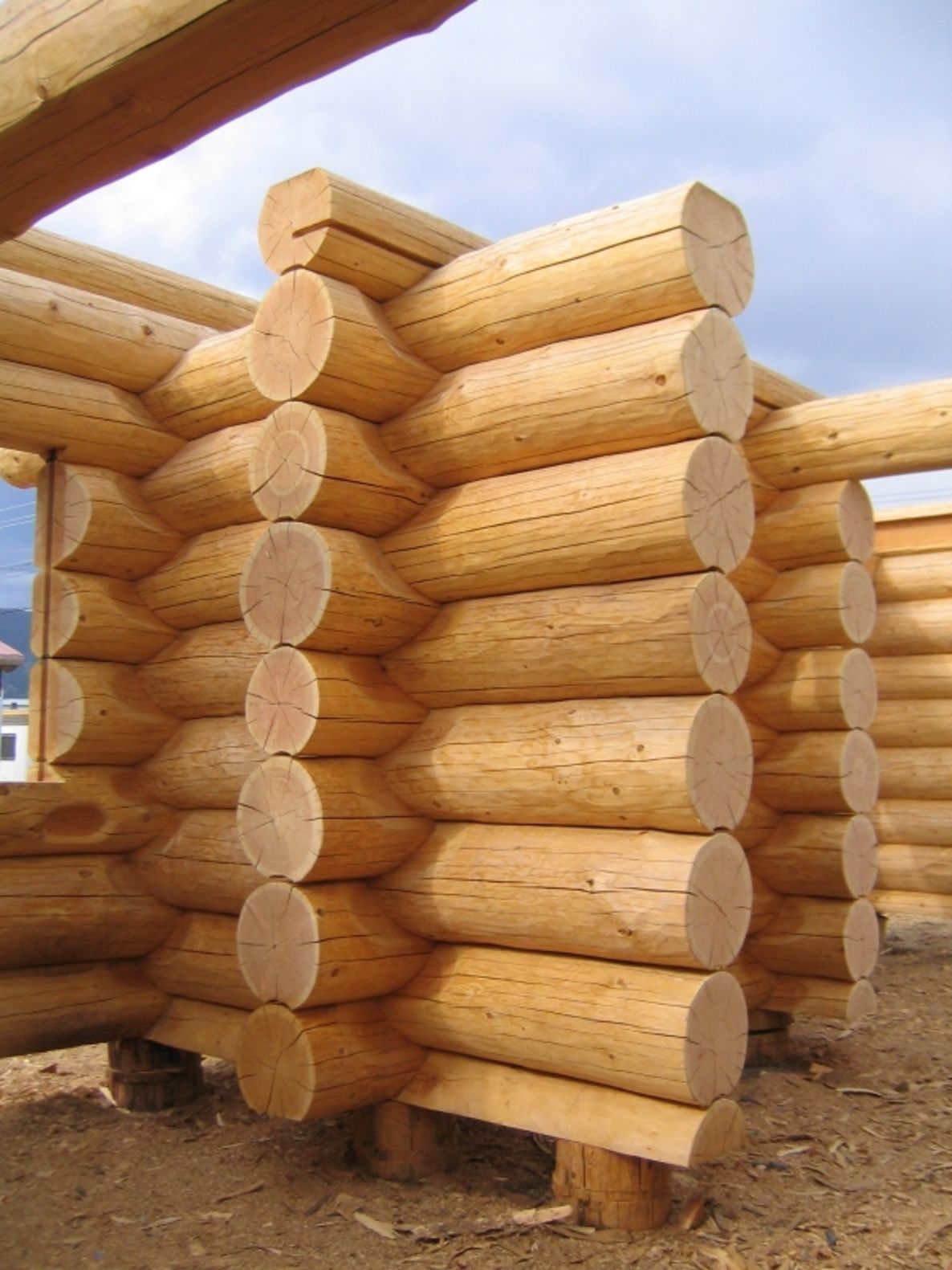 Log and Timber Scribed Log Photos Gallery - Nicola Logworks