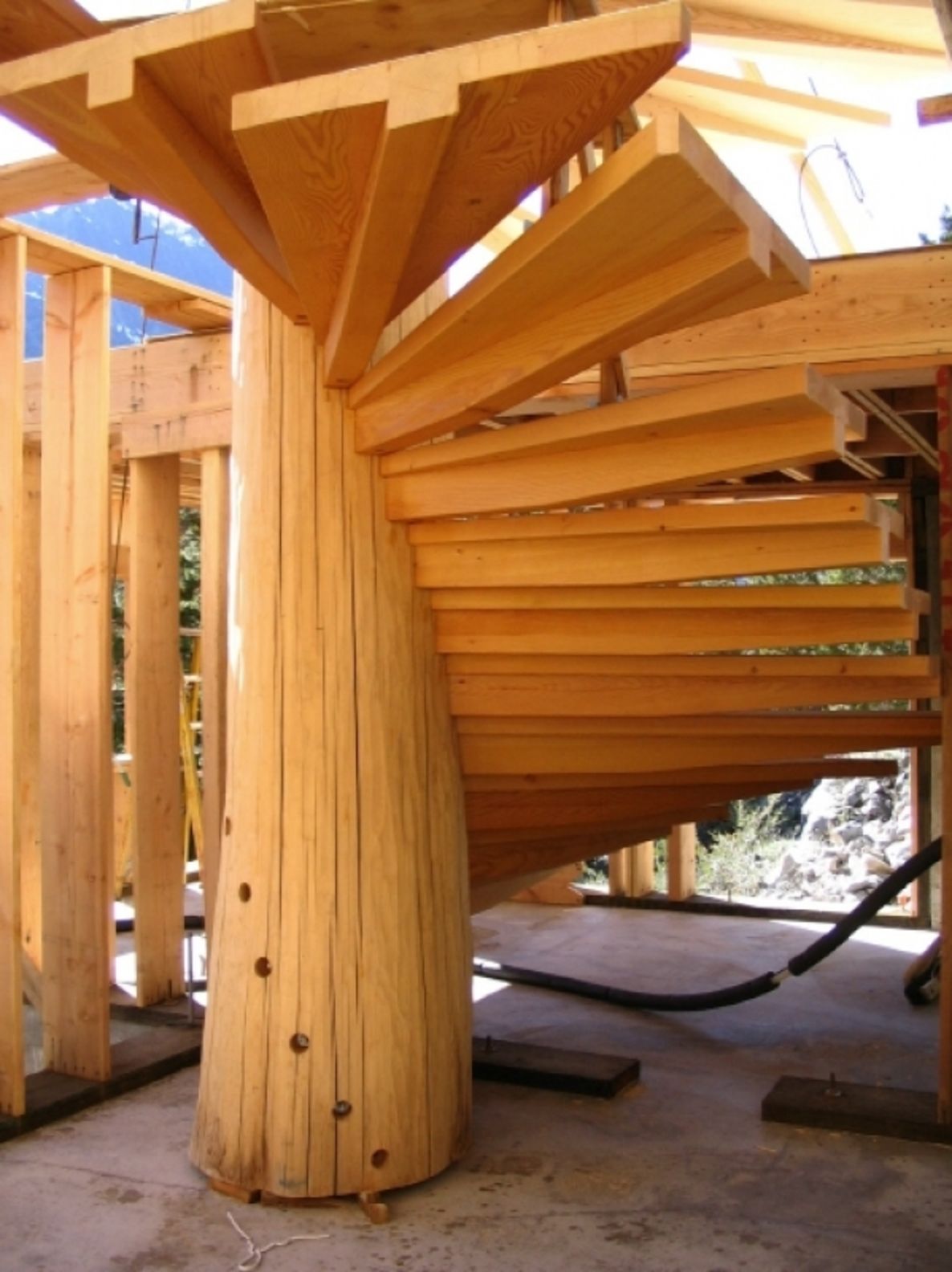 Log Stairs & Custom Timber Joinery - Nicola Logworks