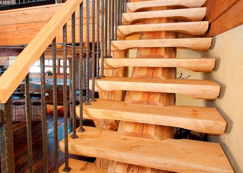 Log Stairs & Custom Timber Joinery - Nicola Logworks