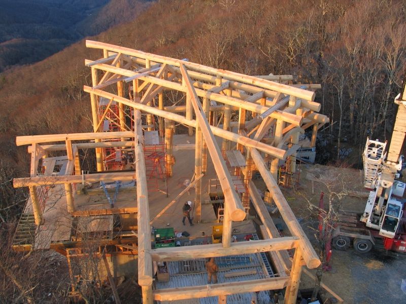 Post and Beam Log Homes - Nicola Logworks