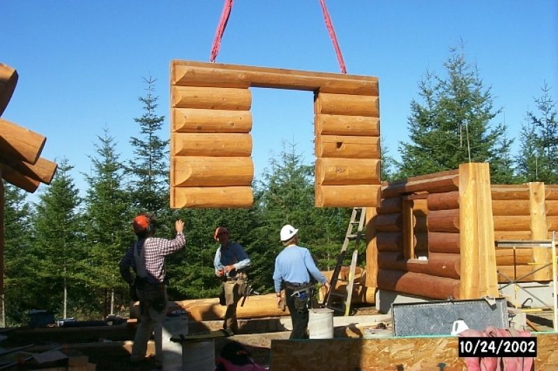 Post and Beam Log Homes - Nicola Logworks