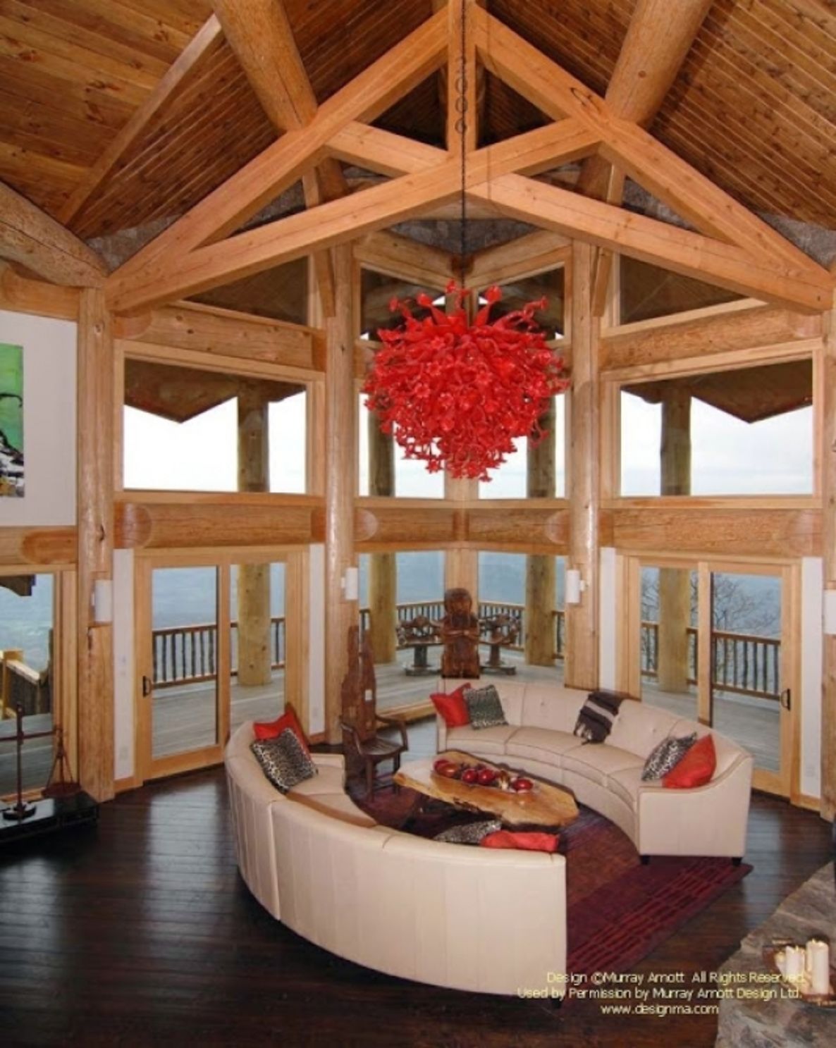 Log and Timber Post and Beam Photos Gallery - Nicola Logworks