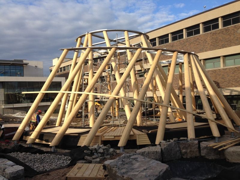 Log and Timber Post and Beam Photos Gallery - Nicola Logworks