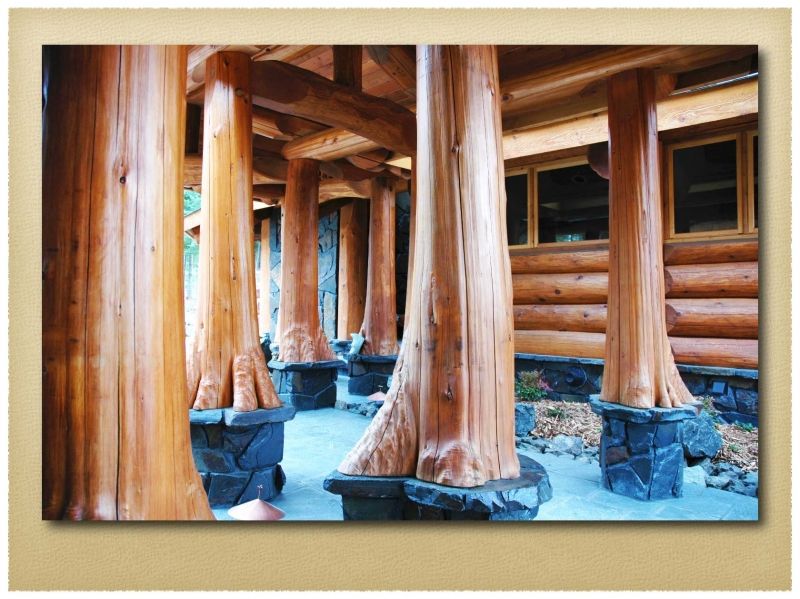 Post and Beam Log Homes - Nicola Logworks
